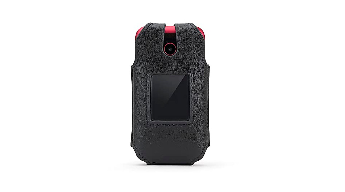 BELTRON Leather Case for Consumer Cellular Verve Snap