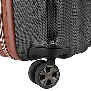DELSEY Paris St. Tropez Hardside Expandable Luggage with Spinner Wheels, Black, 2-Piece Set (21/28)