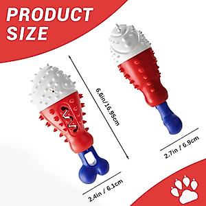 AL AILAIKE Dog Chew Toys for Aggressive Chewers,Puppy Toothbrush Clean Teeth Toys,Interactive Training Chew Toy , Dental Oral Care for Small Medium Dogs (Chicken Leg)