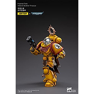 HiPlay JoyToy × Warhammer 40K Officially Licensed 1/18 Scale Science-Fiction Action Figures Full Set Series -Imperial Fists Veteran Brother Thracius