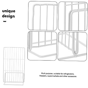 MOLUCKFU 2pcs Deep Freezer Dividers for Chest Freezer Wire Separator Mesh Shelf Organizer Storage Separators