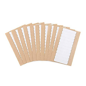 Sixstarhair Tape Replacement for Tape In Hair Extensions 120 Pieces per Pack Double Sided Adhesive Hair Extension Tape Tabs 4cm x 0.8cm No Residue Tapes