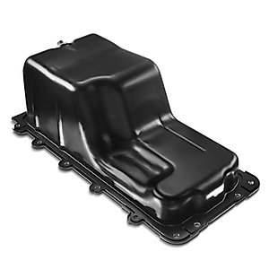 A-Premium Engine Oil Pan Sump with Drain Plug Compatible with Ford Expedition 2009-2014, F-150 2009-2010, Lobo 2009-2010, Lincoln Navigator 2009-2014, V8 5.4L