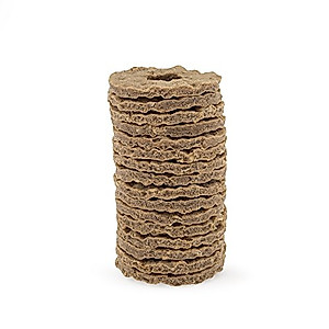 PetSafe Sportsmen Natural Rawhide Treat Refill Rings, Replacement Treats for PetSafe Sportsmen Treat Ring Holding Toys, MEDIUM (SIZE B RINGS)