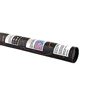 Scratch Off Map of The United States – US Scratch Off Travel Map with 50 State Flags and Landmarks – Map to Track States Visited, Full Accessories Set Included, Gift for Travelers, by Earthabitats