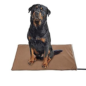 Zobire Pet Heating Pad, Dog Heating Pad, Indoor Waterproof Electric Heated Pet Bed , Met Safety Listed(27.6IN X 15.75IN)