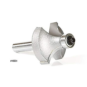 Amana Tool - 49527 Carbide Tipped Corner Round 1/4 Radius x 7/8 Dia x 1/2 x 1/4" Shank