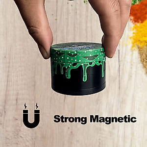 SIMOX 2 Inch Spice Grinder, Zinc Alloy Mills