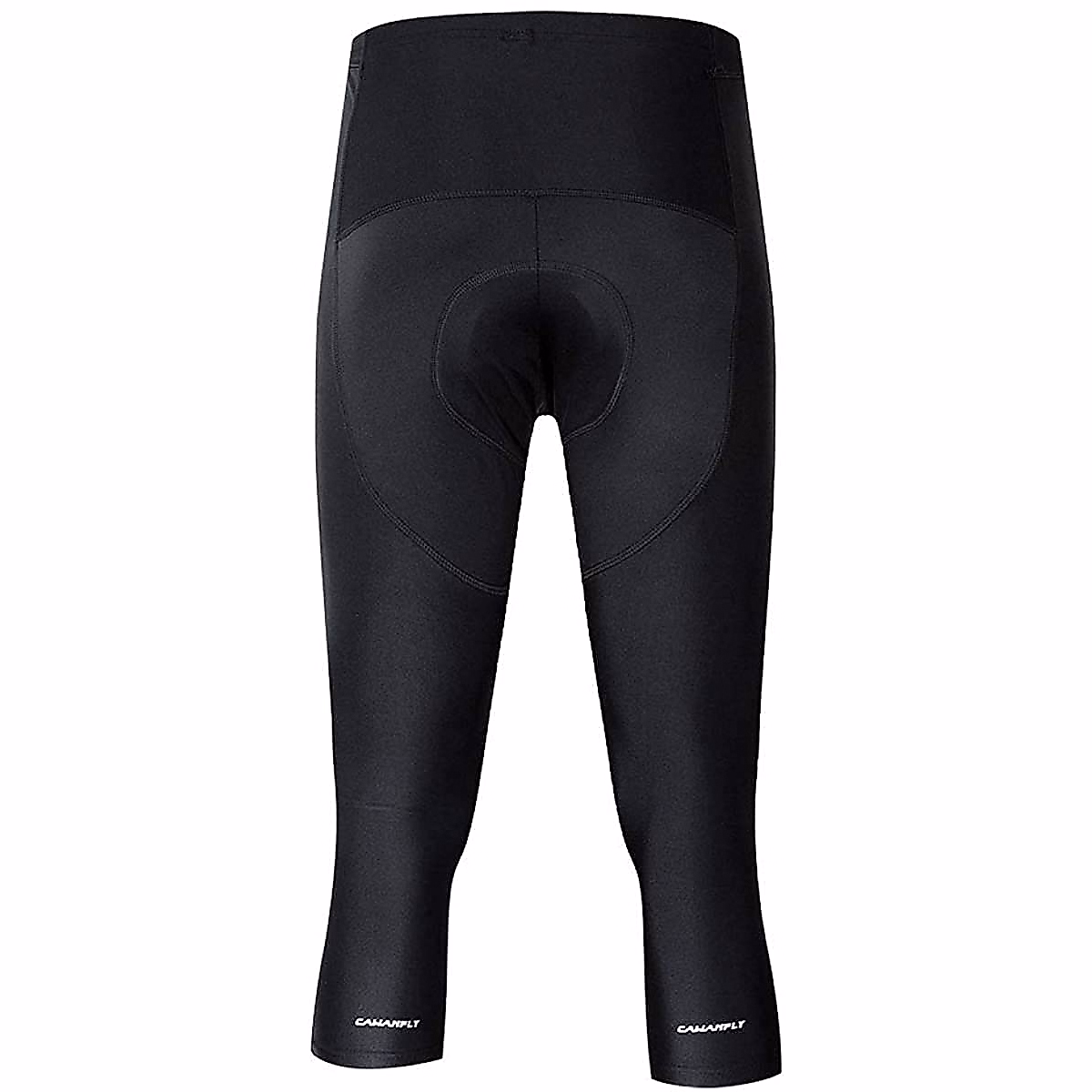 CAWANFLY Men's Cycling Shorts Padded Cycling 3/4 Capri Compression Tights Shorts Pants for Cycling Bicyle Tights