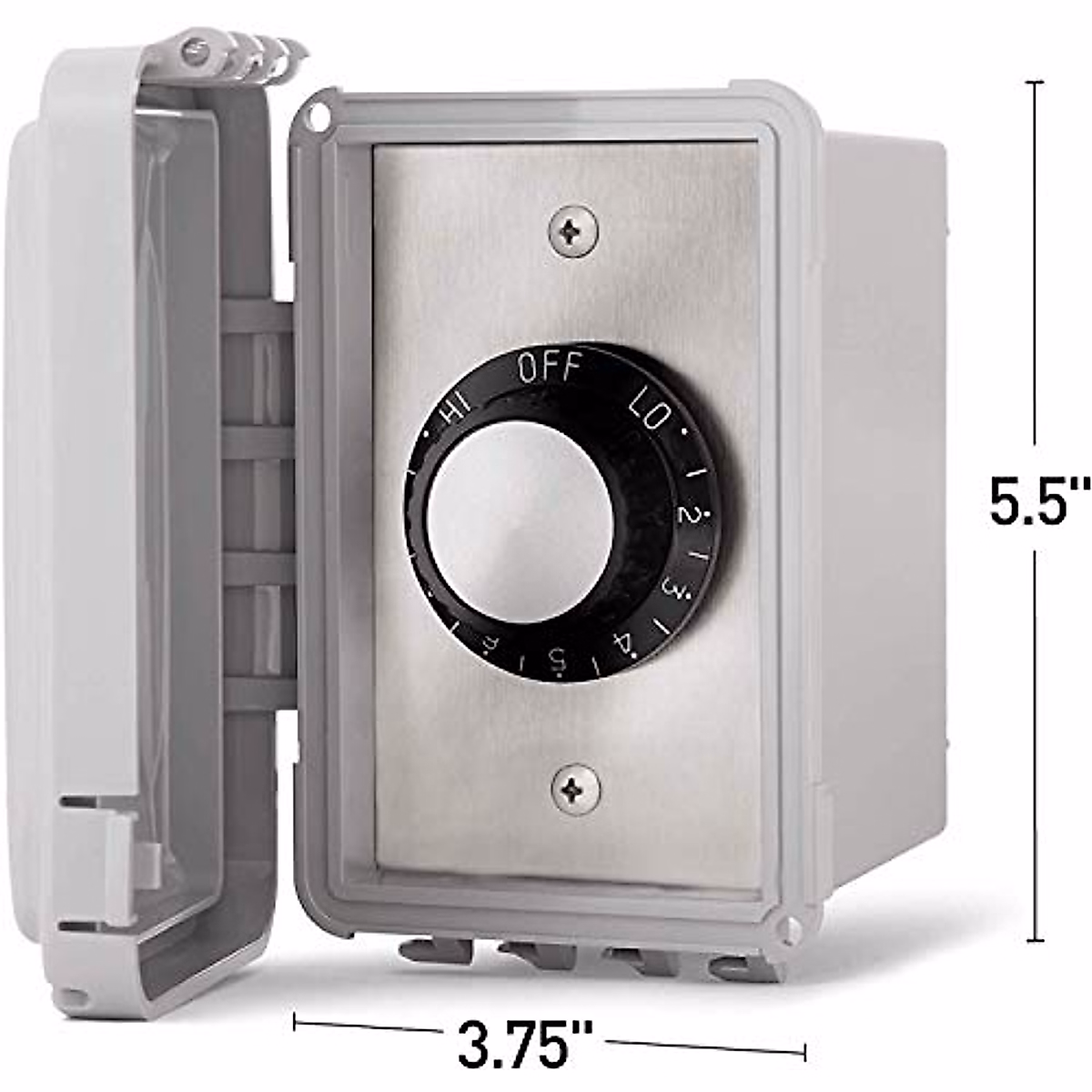 Infratech INF Input Regulator 14-4210 Single In-Wall Controller with Weatherproof Cover