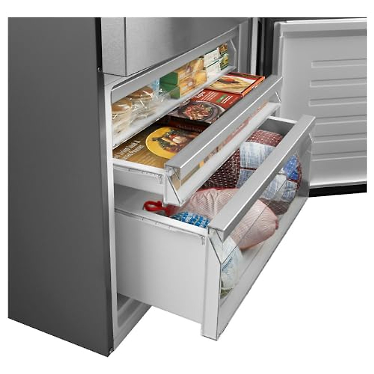 GE® ENERGY STAR® 17.7 Cu. Ft. Counter-Depth Bottom-Freezer Refrigerator