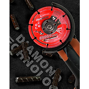 EZARC 4 1/2 Cut Off Wheels, Carbide Cutting Wheel, Angle Grinder Cutting Disc on Wood & Nails, Plaster, Plastics, 1Pack