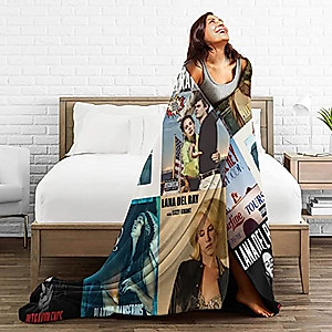 Shouou Blanket Flannel Fleece Blanket Ultra Soft Warm Cozy Plush Bed Blanket Lightweight Sofa Throw Blanket in Winter 50X40 Inches