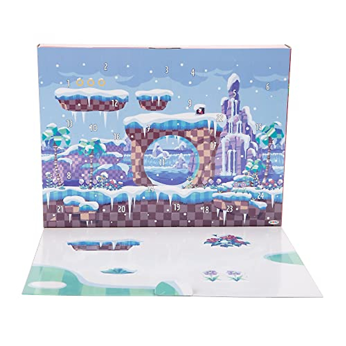 Sonic The Hedgehog Advent Calendar - 24 Surprises with Exclusive Collectible 2.5 Inch Holiday Action Figures!