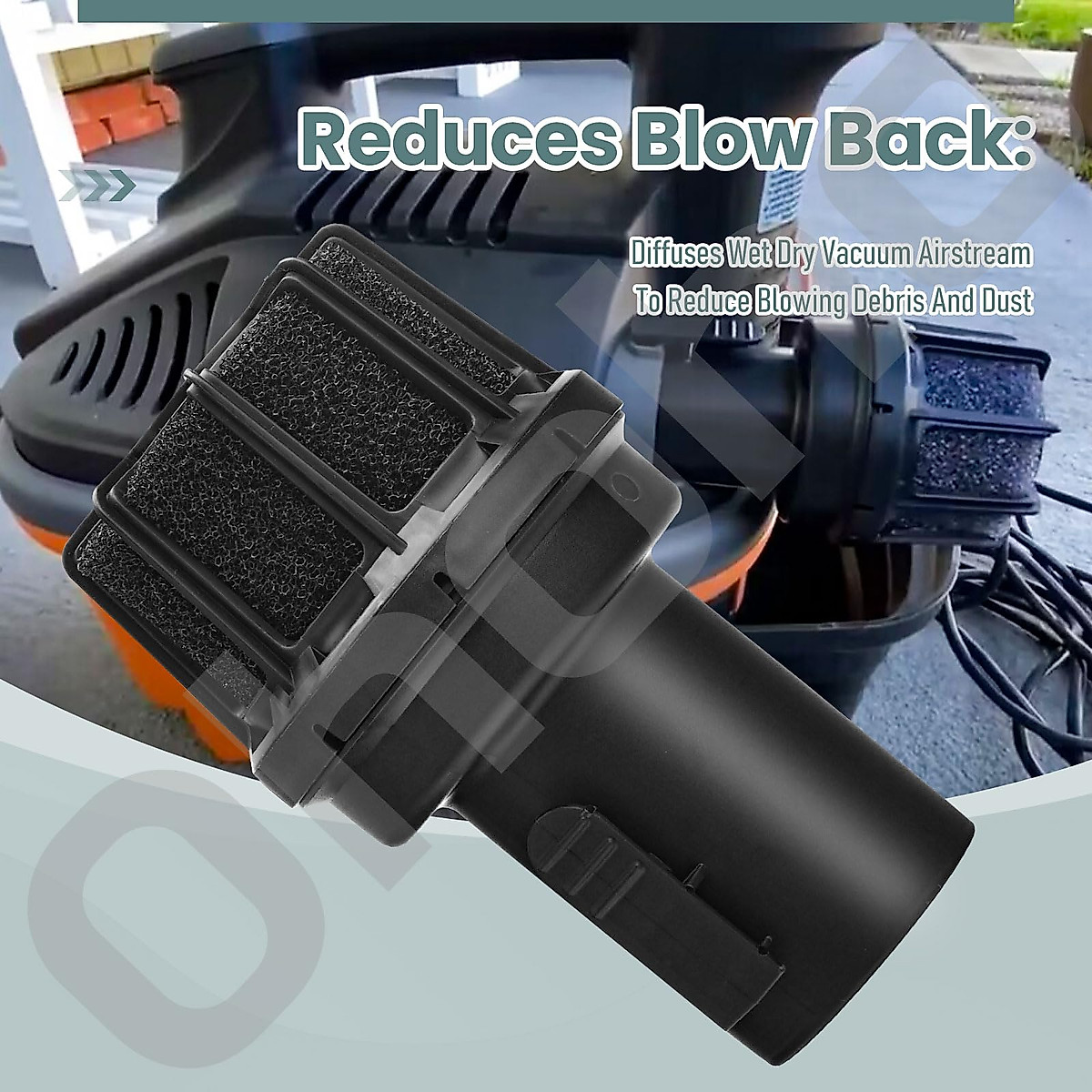 2-1/2 In CMXZVBE38660 Muffler Diffuser Wet/Dry Vac Attachment - by Ohoho - Compatible with Craftsman Shop Vacuums Diffuser - Fits model 113170660,113179715,11317099,113177621