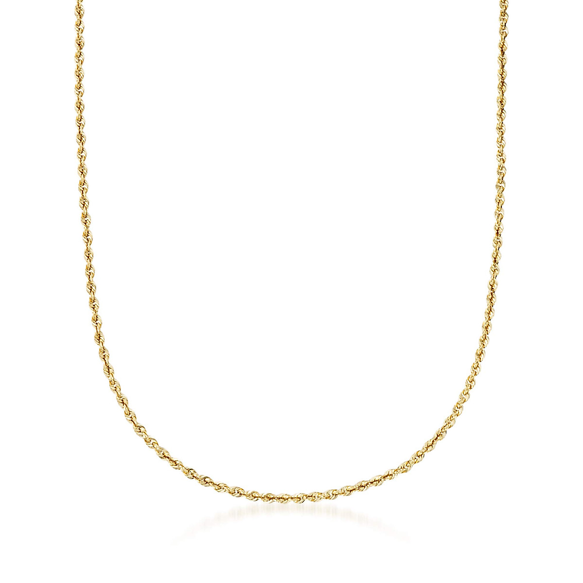 Ross-Simons 14kt Yellow Gold Rope-Chain Necklace