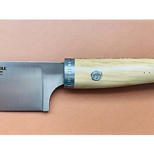 Laguiole en Aubrac Cuisine Gourmet Stainless Fully Forged Steel Made In France Cook's Chef 's Knife, 8-in / 20.3cm (Boxwood Handle)