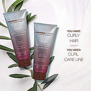 Mineral Fusion Curl Care Shampoo for Curly Hair, 8.5 Ounce