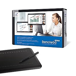 Penpower RemoteGo Digital Writing Pad | Video & Voice Comment on PDF | Digital Whiteboard, Annotation, and Screen Recording | Pen Tablet for Adults