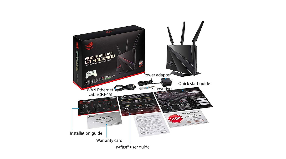 ASUS ROG Rapture WiFi Router - Optimized Gaming & Streaming
