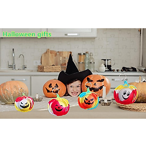 Roaqua Bulk Pumpkin Fidget Bubble Mini Pop，Small Birthday Halloween Party Favors Supplies and Student Prizes（30 Packs）