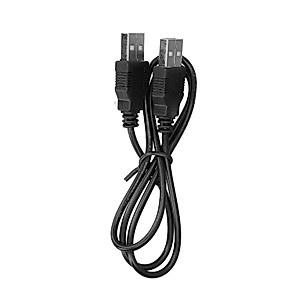 753 Folding USB Laptop Cooling Pad, Double Fans Low Noise Laptop Cooling Pad Light Cooling Fans Cooler Stand 500RPM-2500RPM Low Noise for Notebook (Black)