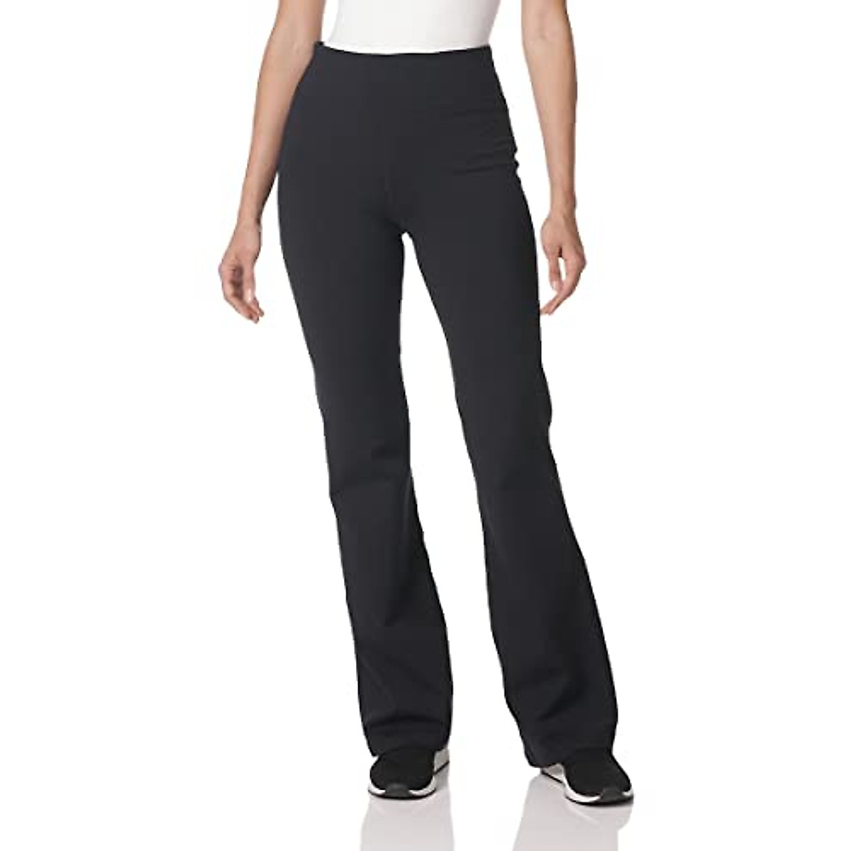 Skechers Women's Go Walk High Waisted Flare Pant, Black, XX-Large