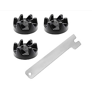 3 Packs SIGRIPEA Blender Coupler for KitchenAid 9704230 Blender Coupling Replacment Parts with 1 Wrench Compatible with KitchenAid WP9704230VP WP9704230