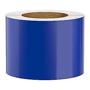 Premium Vinyl Label Tape for DuraLabel 9000 / Kodiak, LabelTac 9, VnM 8, SafetyPro 9G and Viscom ProMax 9, Blue, 4" x 150'