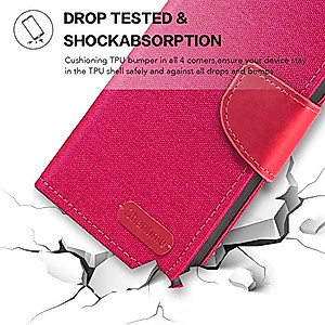 for Gigaset GS110 Case, Oxford Leather Wallet Case with Soft TPU Back Cover Magnet Flip Case for Gigaset GS110 (6.1”)