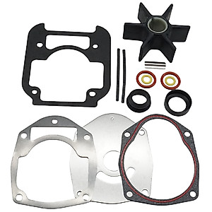 UanofCn 8M0142980 Water Pump Impeller Kit for Mercury 175-300 HP and 450R 3.4L V6 and 4.6L V8 4-stroke Outboards 8M0205803