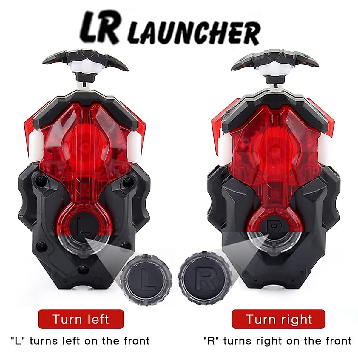 CombatGyro B-184 Launcher LR Bay Blades Toy DB B-191 Prominence Phoenix Tapered Metal Universe-10 Starter Set Grip Metal Fusion Bey Battling Tops Burst Gaming Toy Gift for Boys Age 4-7 8-12+