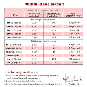 Stelle Canvas Ballet Shoes Toddler Girls Ballet Slippers No-Tie Boys Dance Shoes(Ballet Pink,11 Little Kid)