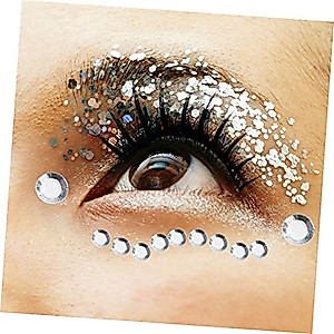 KONTONTY 12 Sheets Beauty Rhinestones Stickers for Nails Pearl Rhinestones Nail Jewels Nose Art Sticker Craft Acrylic Stickers Eye Body Peals Nail Acrylic Charms Colored Rhinestone Stickers