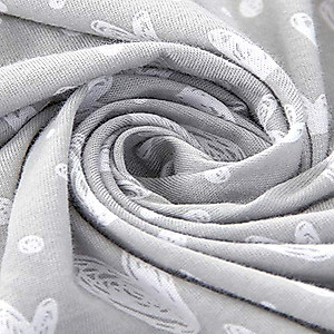 Organic Cotton Baby Toddler Pillowcase 2 Pack, Ultra Soft Baby Kids Pillowcase for Sleeping Fit Pillow Sized 13"x 18" or 14"x19", Gray Envelope Style Travel Pillowcase for Girls Boys