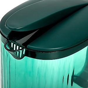 Peohud 70 Oz Water Pitcher, Plastic Pitcher with Lid and 4 Cups, Iced Tea Pitcher Water Jug for Juice, Milk, Lemonade, Cold or Hot Beverages, BPA-Free