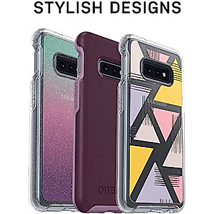 OtterBox Symmetry Clear Series Case for Galaxy S10e - Non Retail Packaging - Stardust (Silver Flake/Clear)