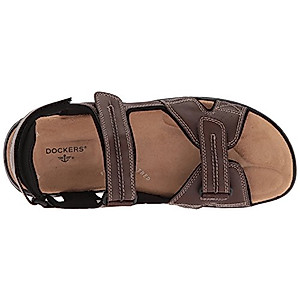 Dockers Men’s Newpage Sporty Outdoor Sandal Shoe,Briar, 10 M US