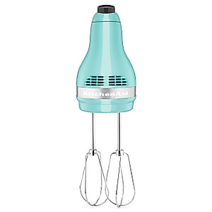 KitchenAid 5 Ultra Power Speed Hand Mixer - KHM512, Aqua Sky