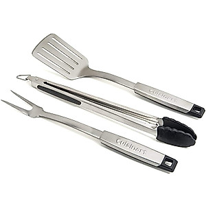 Cuisinart CGS-333 Professional Grill Tool Set (3-Piece),Black and Stainless Steel