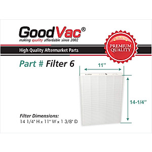 GOODVAC Replacement Filter for Oreck Airinstinct 75, 100, 100, 150, 200 HEPA Air Purifier