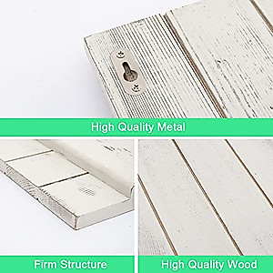 Coral Flower Rustic Farmhouse Window Shutters (Set of 2) | Made of 100% Reclaimed and Recycled Pine Wood | Rustic Interior Window Shutters | Traditional Country Style Home Decor,Gray