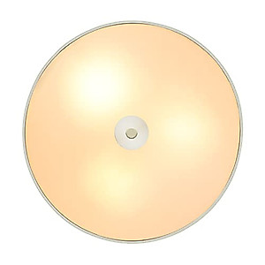 DLLT Semi Flush Mount Ceiling Light, 3-Light Modern Entry Light Fixture Ceiling Hanging with Drum Shade for Bedroom, Dining Room, Kitchen, Hallway, Entry, Living Room, Brushed Chrome Finish