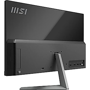 MSI Modern AM242 AIO Desktop, 23.8" FHD IPS-Grade LED, Intel Pentium G7505, 4GB Memory, 128GB SSD, WiFi 5, BT 5.1, Black, Windows 11 PRO (11M-893US)