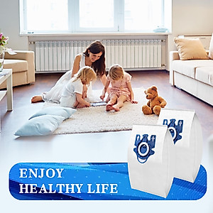 3D AirClean Dust Bags, Compatible for Miele Vacuum Cleaner Bags, Replacement Miele Classic C1 Complete C1 C2 C3 S2 S5 S8 S400 Series,1 Boxes of 20 Pack Bags & 6 MP Filters & 6 AirClean Filters