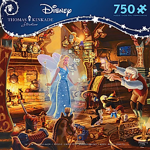 Ceaco - Thomas Kinkade - Disney - Geppetto's Pinocchio - 750 Piece Jigsaw Puzzle