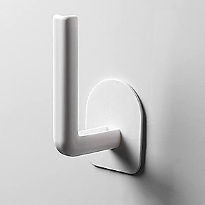 WYKDD Kitchen Paper Towel Holder Multi-color Multifunction Self-adhesive Seamless Accessories Bathroom Toilet Storage Rack (Color : Onecolor)