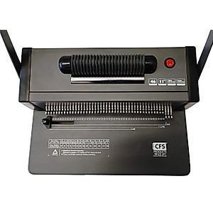 CFS Products - BetterBind Coil-It - Coil-Binding Machine with Electric Coil Inserter - Manual Binding Punch - Up to 20 Pages - 4:1 Pitch - for Personal, Home, School or Business Binding