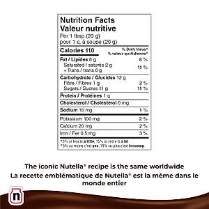 Nutella Hazelnut Chocolate Spread, 1kg/35.3 oz., {Imported from Canada}