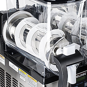 Bunn Ultra 34000.0099 Ultra-2 HP LAFI Autofill Slushy/Granita Frozen Drink Machine with 2 Hoppers - Black and Stainless Steel (GSM-Ultra-3)